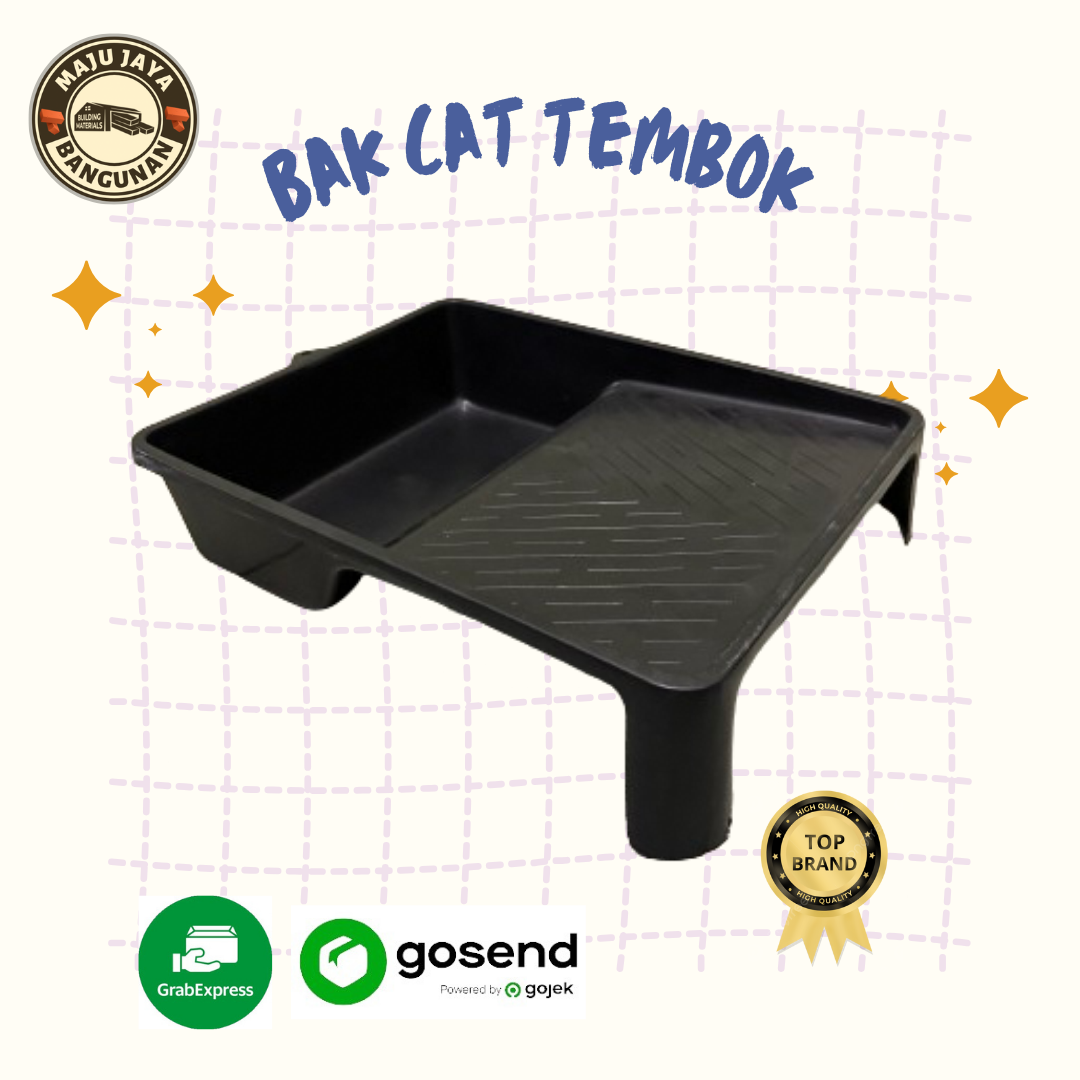 Bak Cat Roll Set Tembok Ember Wadah Cat Tembok Baki Cat Roller Tray ...