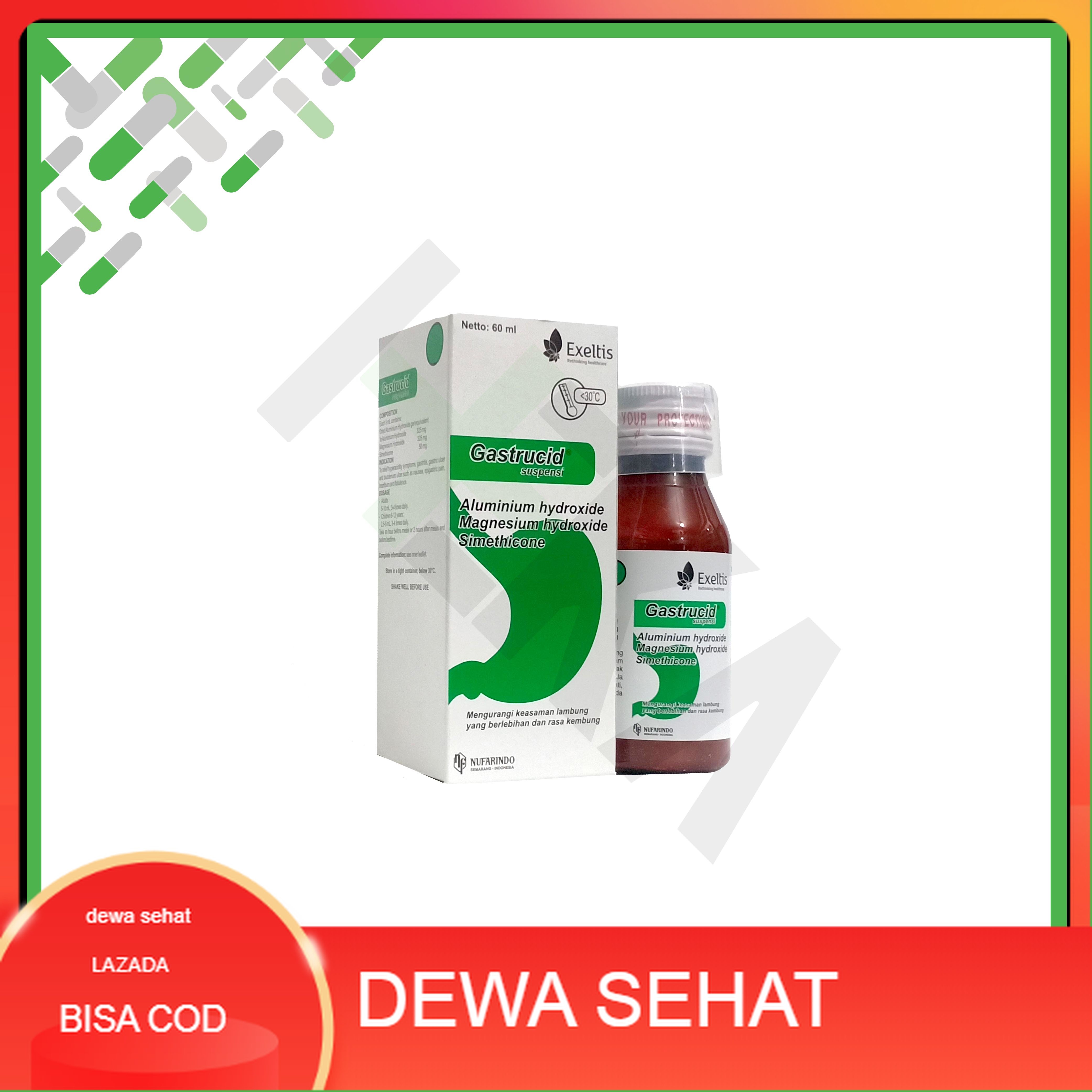 Gastrucid Syrup 60 ml - Sirup Obat Maag Lambung | Lazada Indonesia