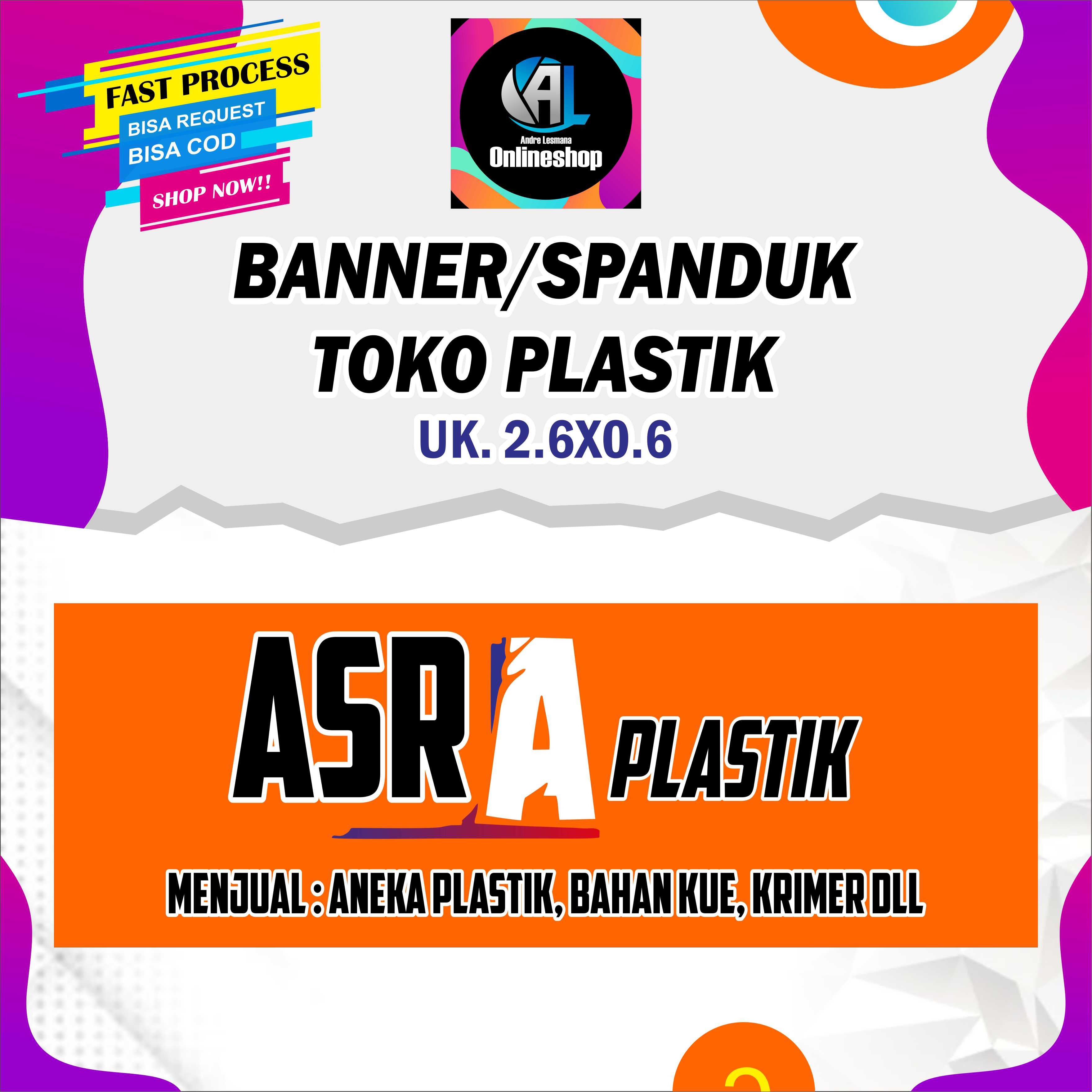 Spanduk Banner Toko Plastik, Grosir | Lazada Indonesia
