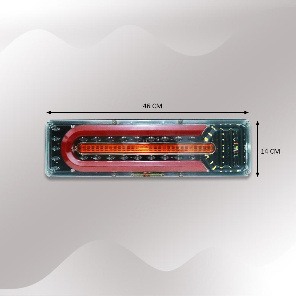 Stop Lamp Truk 24 Volt Model Canter Volvo Lampu Belakang Truk Led 24 Volt Lampu Rem Truk ...