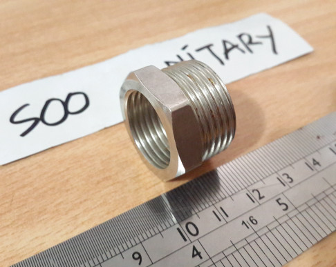 Verlop Ring 1/2" x 3/4" Stainless Steel - Vlok Ring 0,5 Inch Drat Luar ...