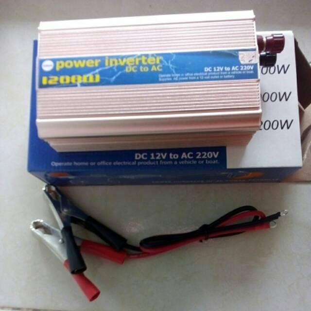Power Inverter MSW 1200 Watt DC 12Volt to AC 220Volt | Lazada Indonesia