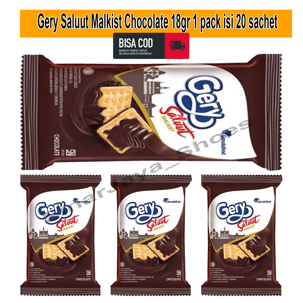 Gery Saluut Malkist Coconut 18 gr 1 dus isi 20 sachet | Lazada Indonesia