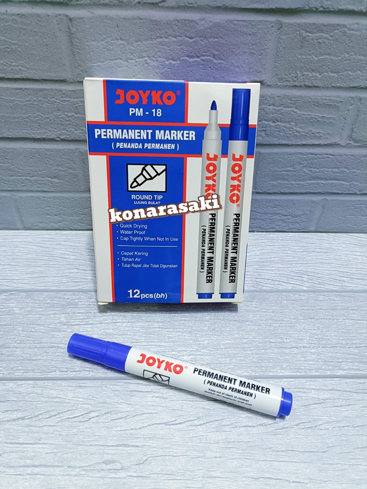 Marker Spidol Hitam Spidol JOYKO Spidol Marking Spidol Permanen Hitam ...