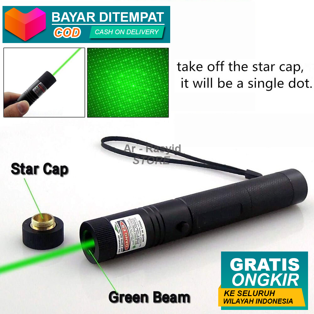 Green Laser Pointer Recharger Laser Pointer laser Hijau Senter Laser ...