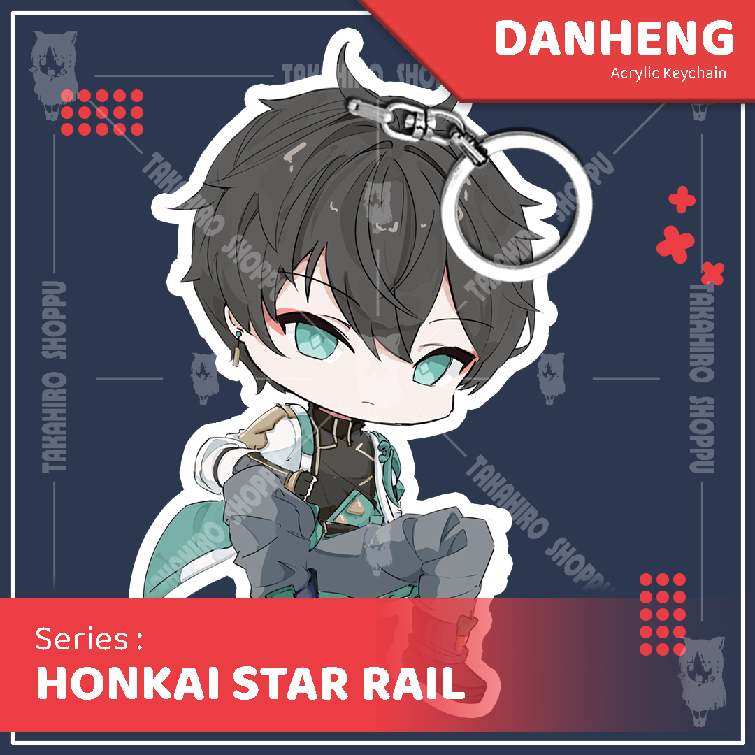 Gantungan Kunci / Keychain Akrilik Honkai Star Rail DANHENG CHIBI ...