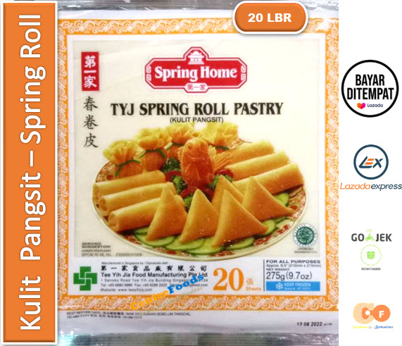 Kulit Pangsit Spring Roll TYJ | Isi 20 Lbr [ Harga Per PACK ] | Lazada ...