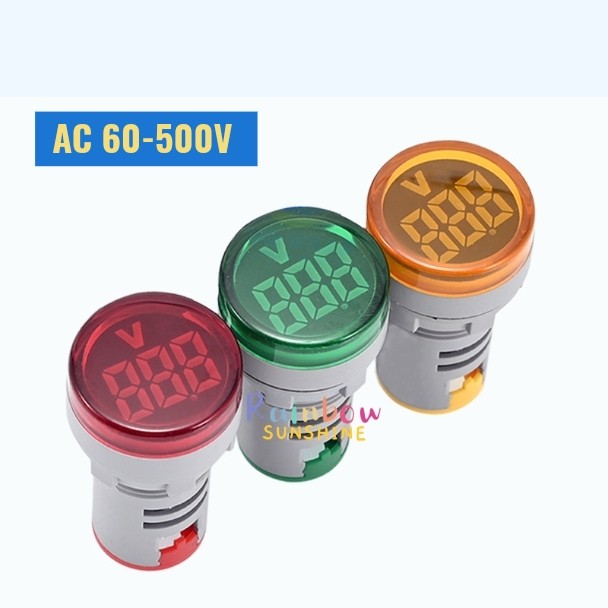 Pilot Lamp Digital Indikator Voltmeter Cover AD16-22DSV | Lazada Indonesia