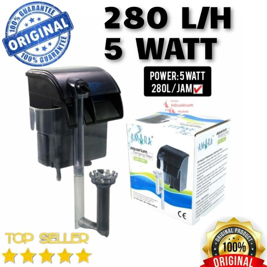 AMARA AA 501 - Hang On Hanging Filter Gantung Aquarium Aquascape AA501 ...