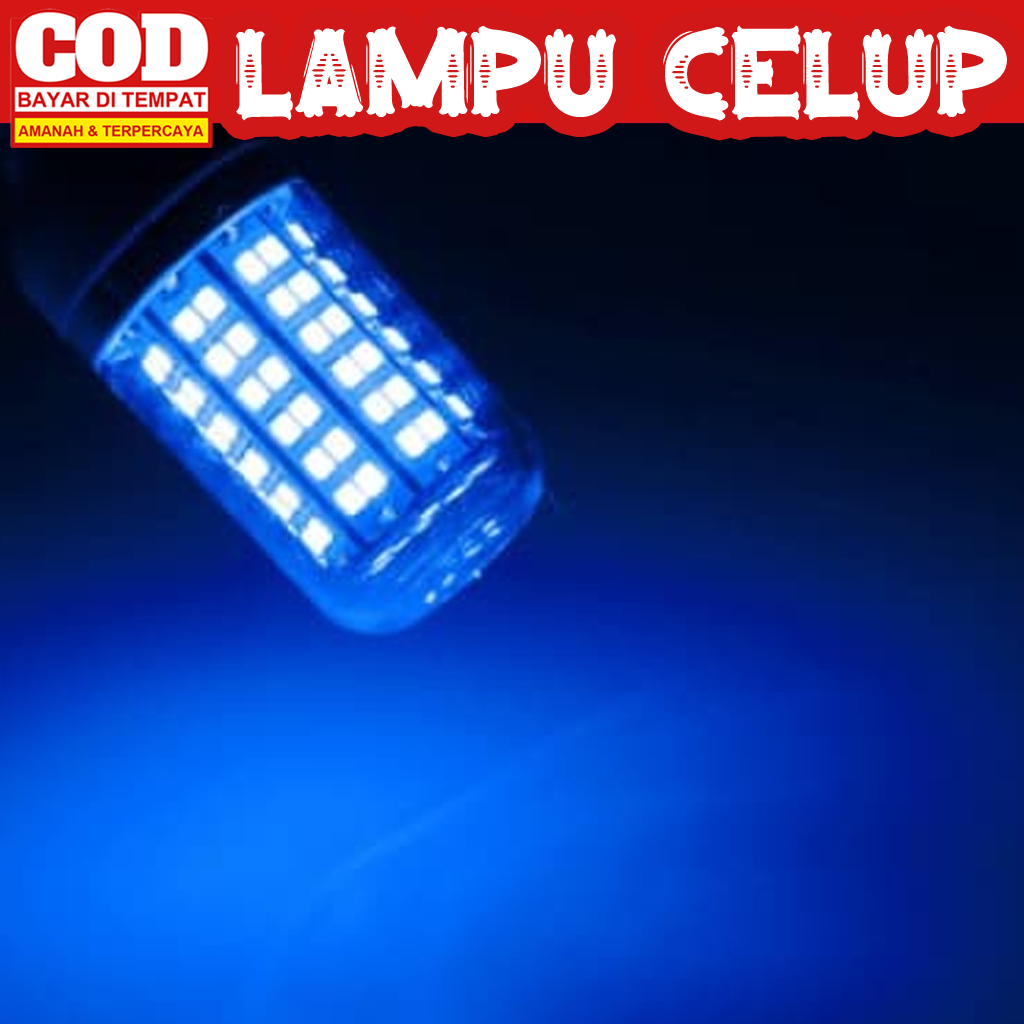 Lampu celup pemikat ikan 12V 108 LED 15 W Untuk memancing di malam hari ...