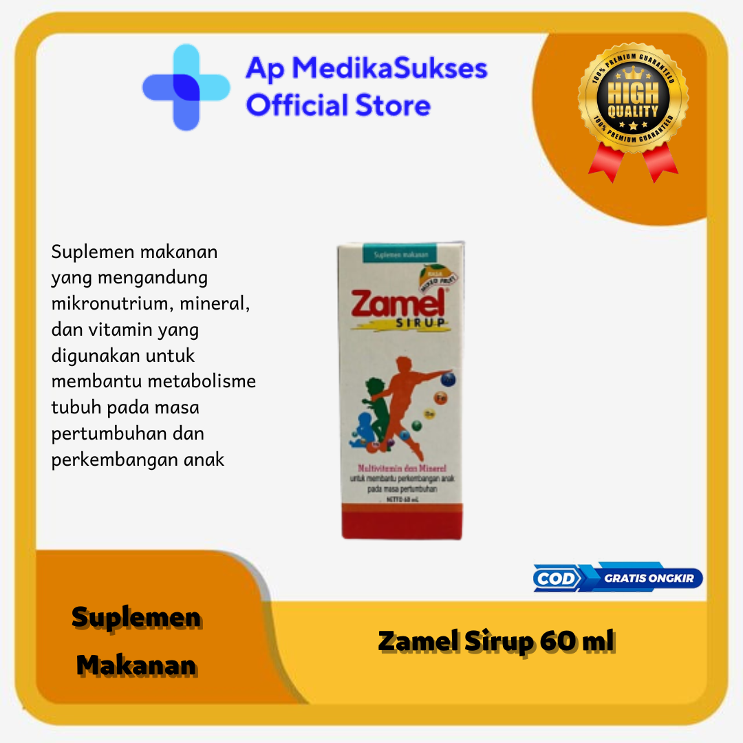 Zamel Sirup 60 ml - Multivitamin Anak | Lazada Indonesia
