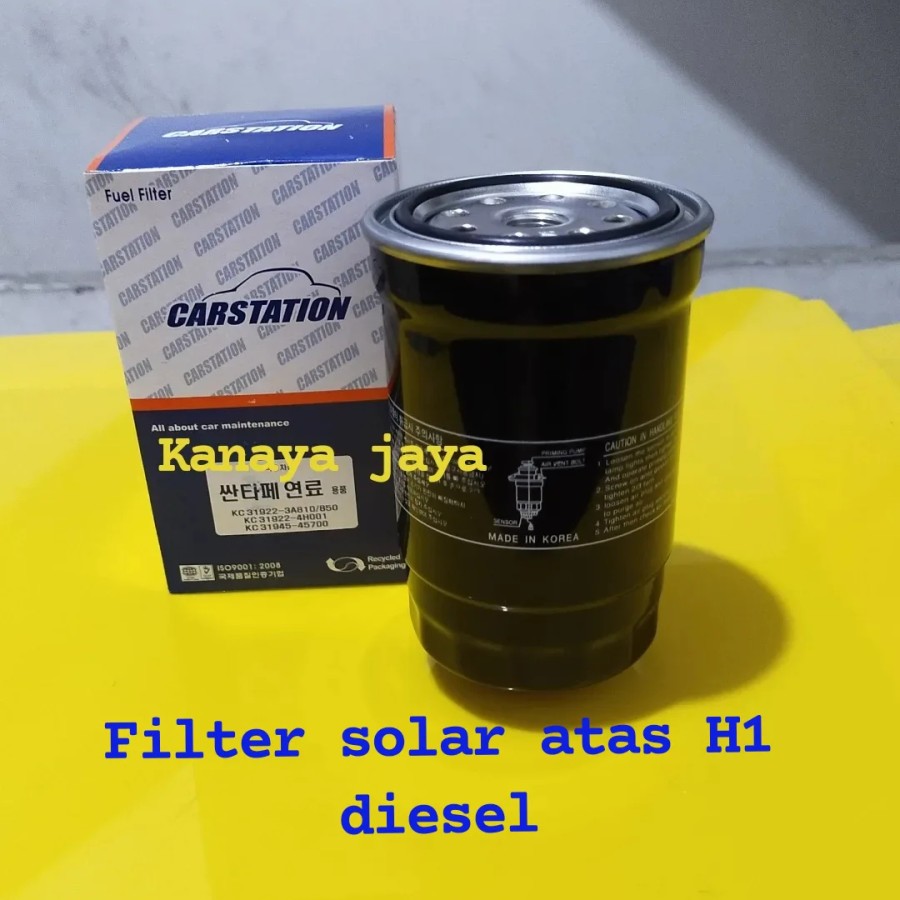 Filter Solar Atas Hyundai H1 Diesel Saringan Solar Atas Fuel Filter H1 ...