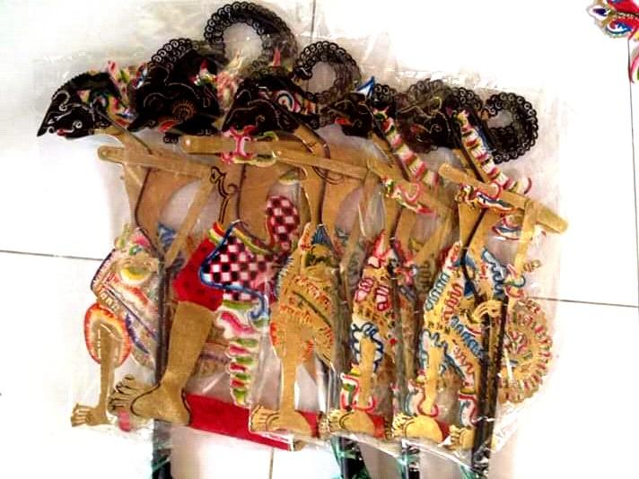 WAYANG Kulit PANDAWA LIMA Ukuran PEDALANGAN YUDISTIRA ARJUNA BIMA ...