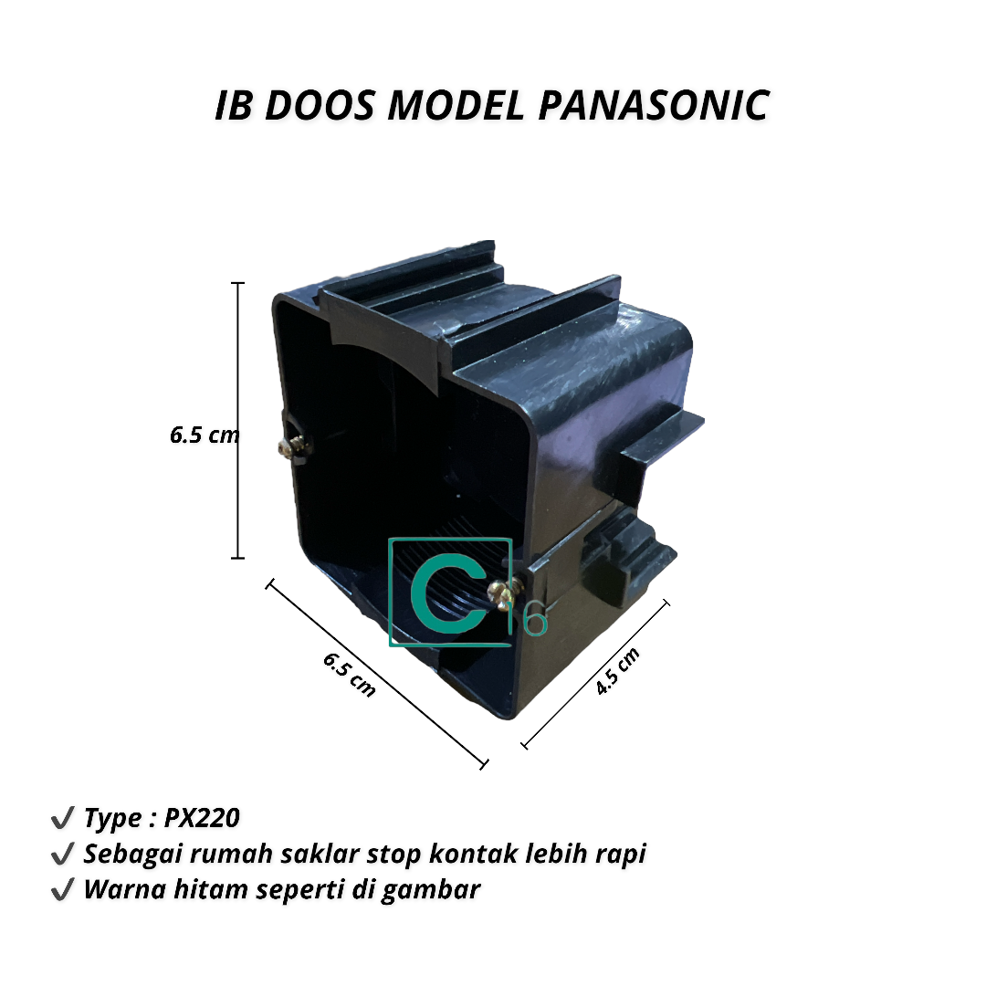 Inbowdus Kotak Hitam Inbow Dus IB Dus Segi/Mangkok Listrik Segi Empat ...