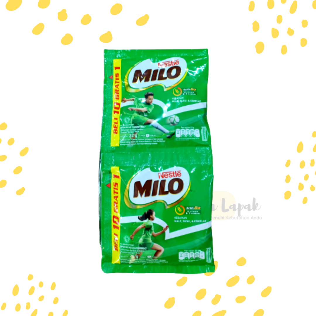 Milo Sachet 22gr Susu Bubuk Coklat | Lazada Indonesia