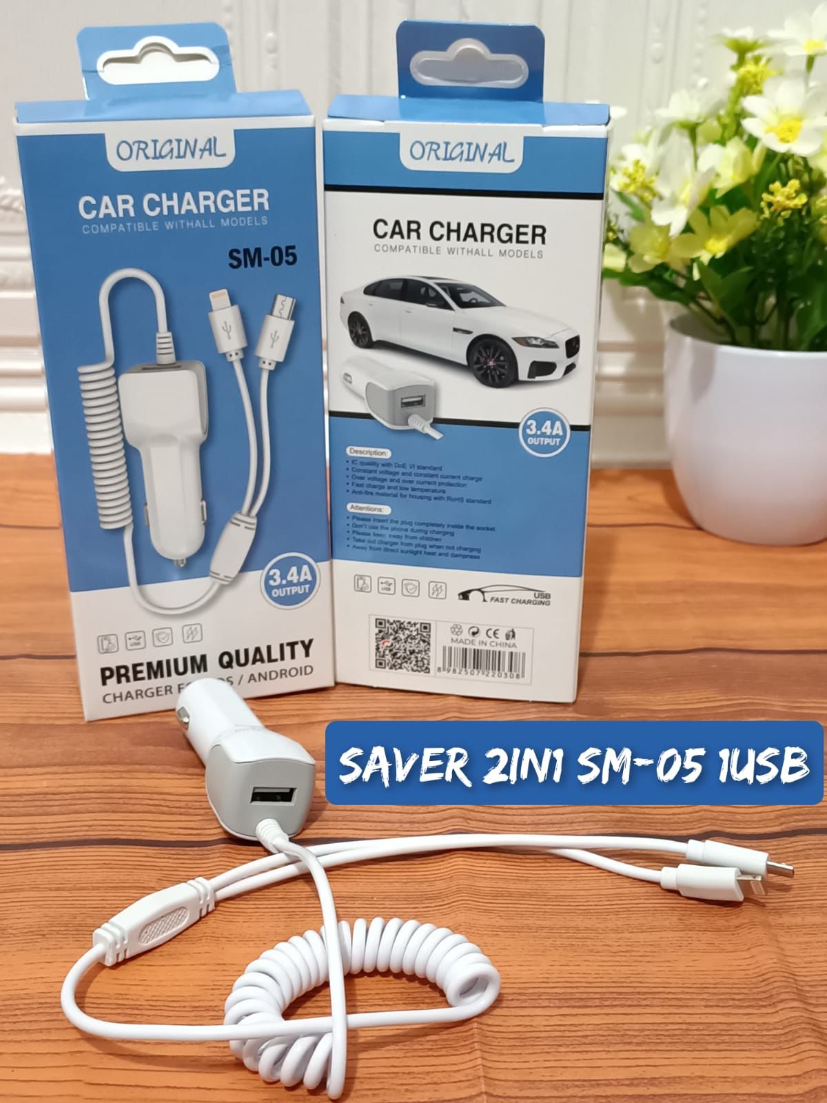 READY STOK SAVER CHARGER MOBIL / MOTOR HONDA SCOOPY - N MAX - GENIO ...