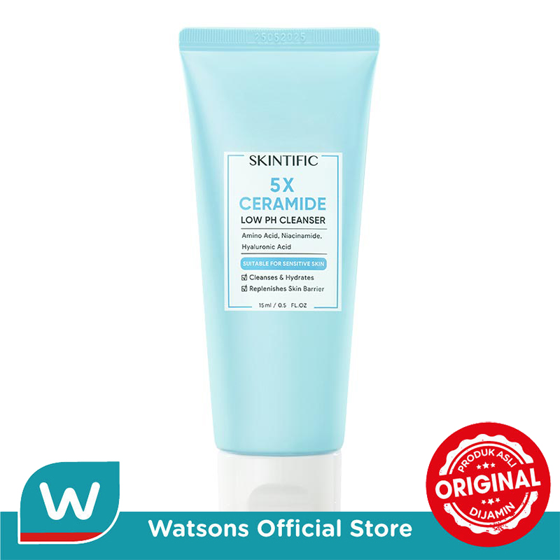 Skintific 5X Ceramide Low Ph Cleanser 15Ml | Lazada Indonesia