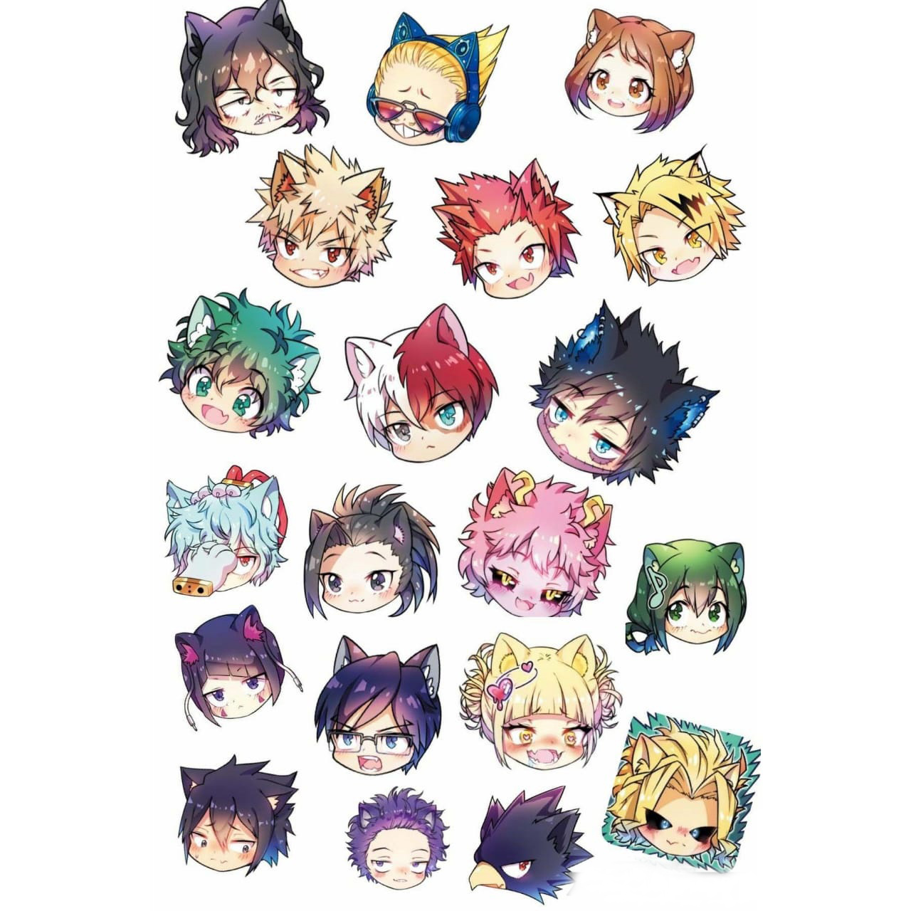 Stiker / Sticker Anime Aesthetic Bokuno Hero Academia Tumblr Untuk Case ...