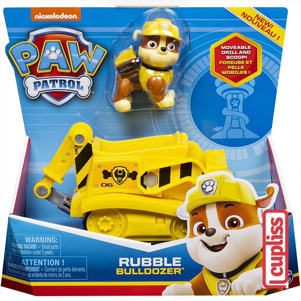 Nickelodeon Paw Patrol Rubble Digging Bulldozer with Figure 6052310 ...