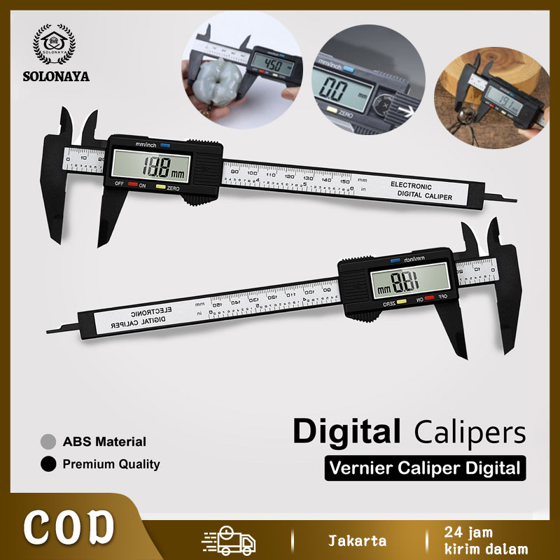 Jangka Sorong Sketmat Sigmat Digital Vernier Caliper Murah Carbon ...