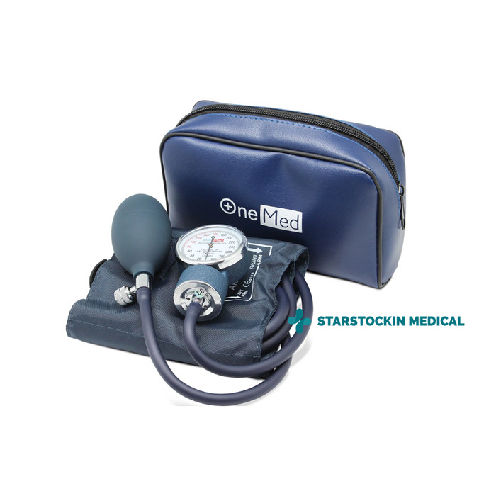 Tensimeter Manual Onemed Tensi Aneroid 200 Jam Kompas Navy | Lazada ...