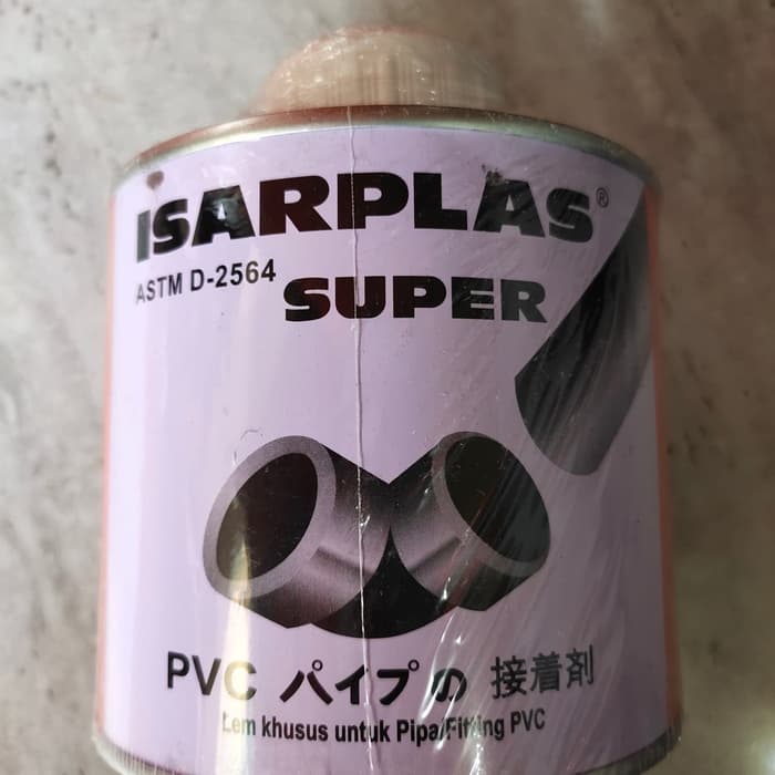 Lem Pipa Isarplas PVC Kaleng 400gr /Lem Pipa Isarplas Kaleng | Lazada ...