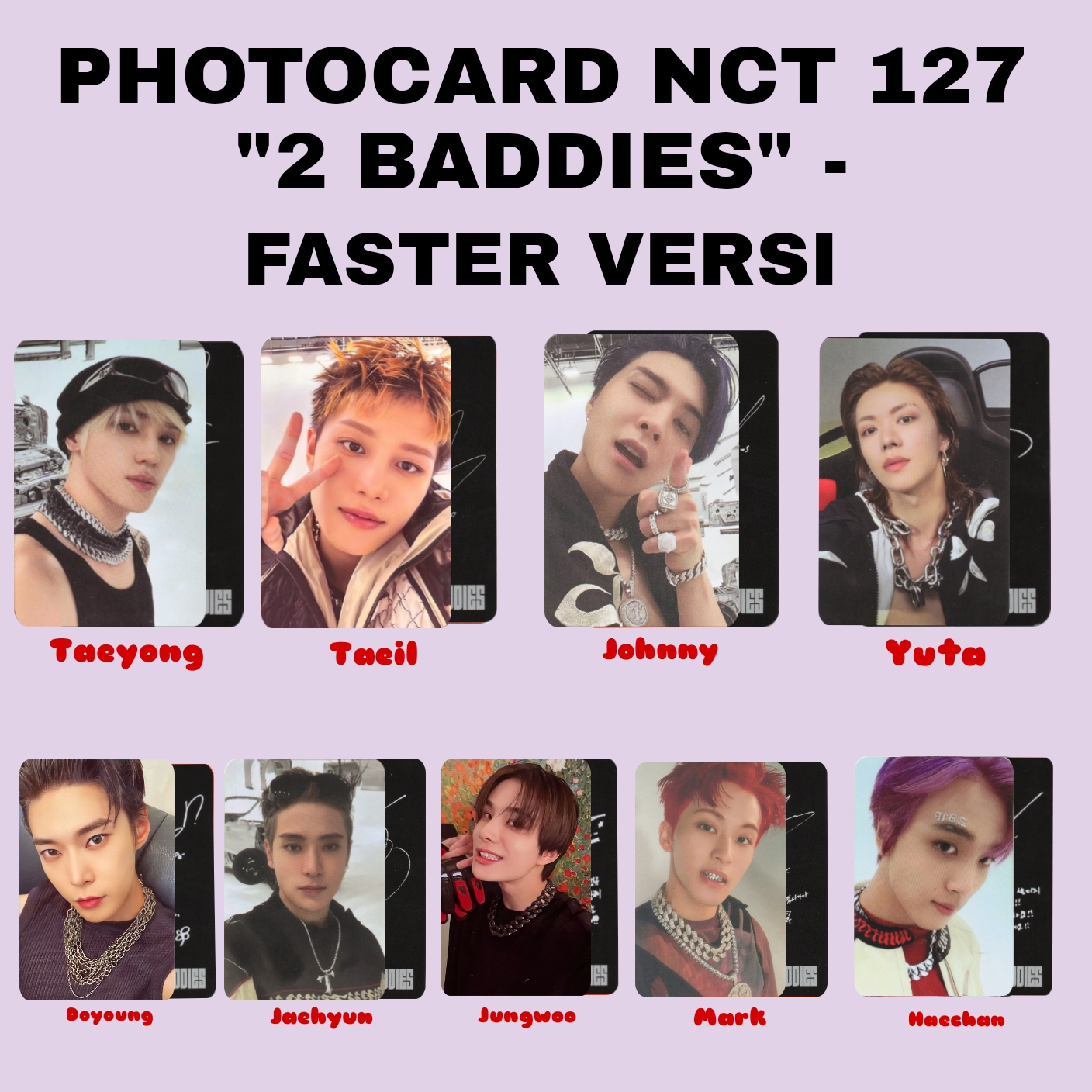 UNOFFICIAL PHOTOCARD NCT 127 - 2 BADDIES MURAH KPOP | Lazada Indonesia