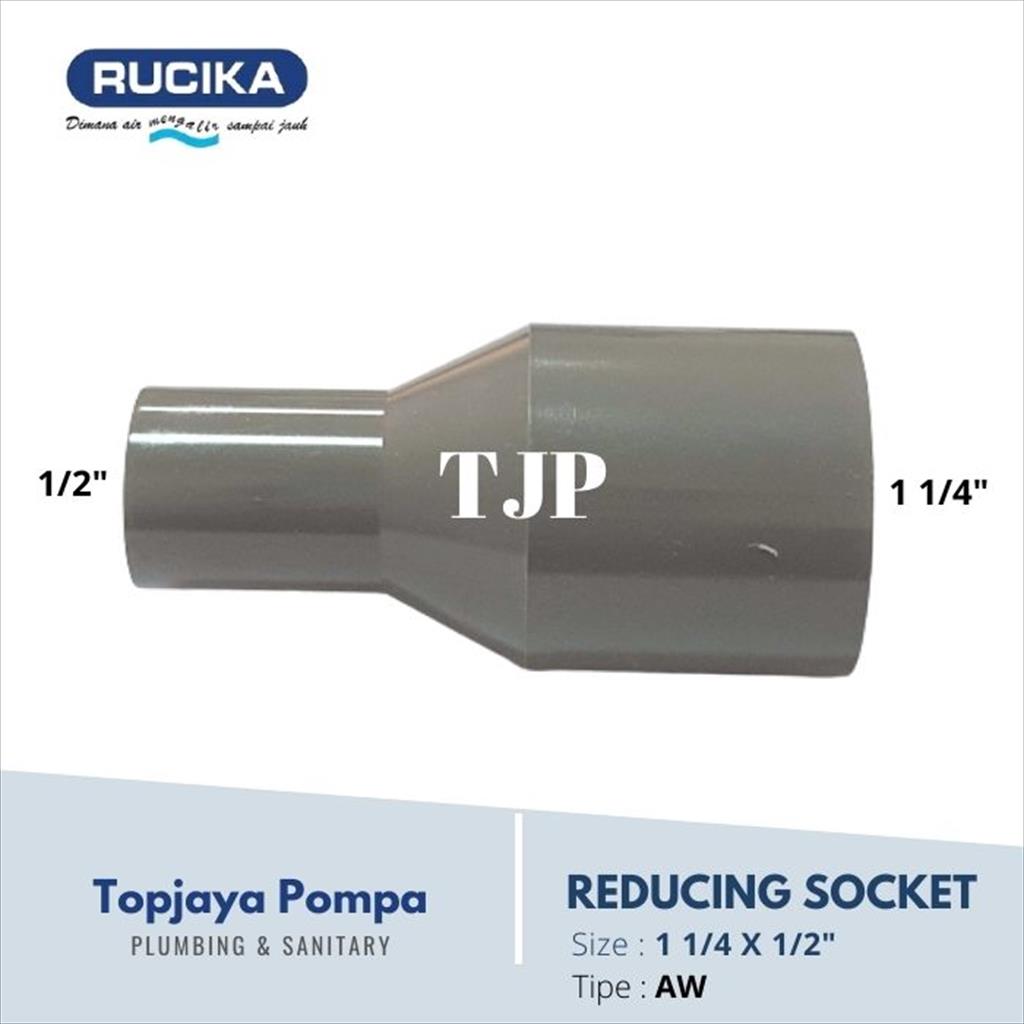 V.SOCK / REDUCER PVC AW RUCIKA 1 1/4 X 1/2" | Lazada Indonesia