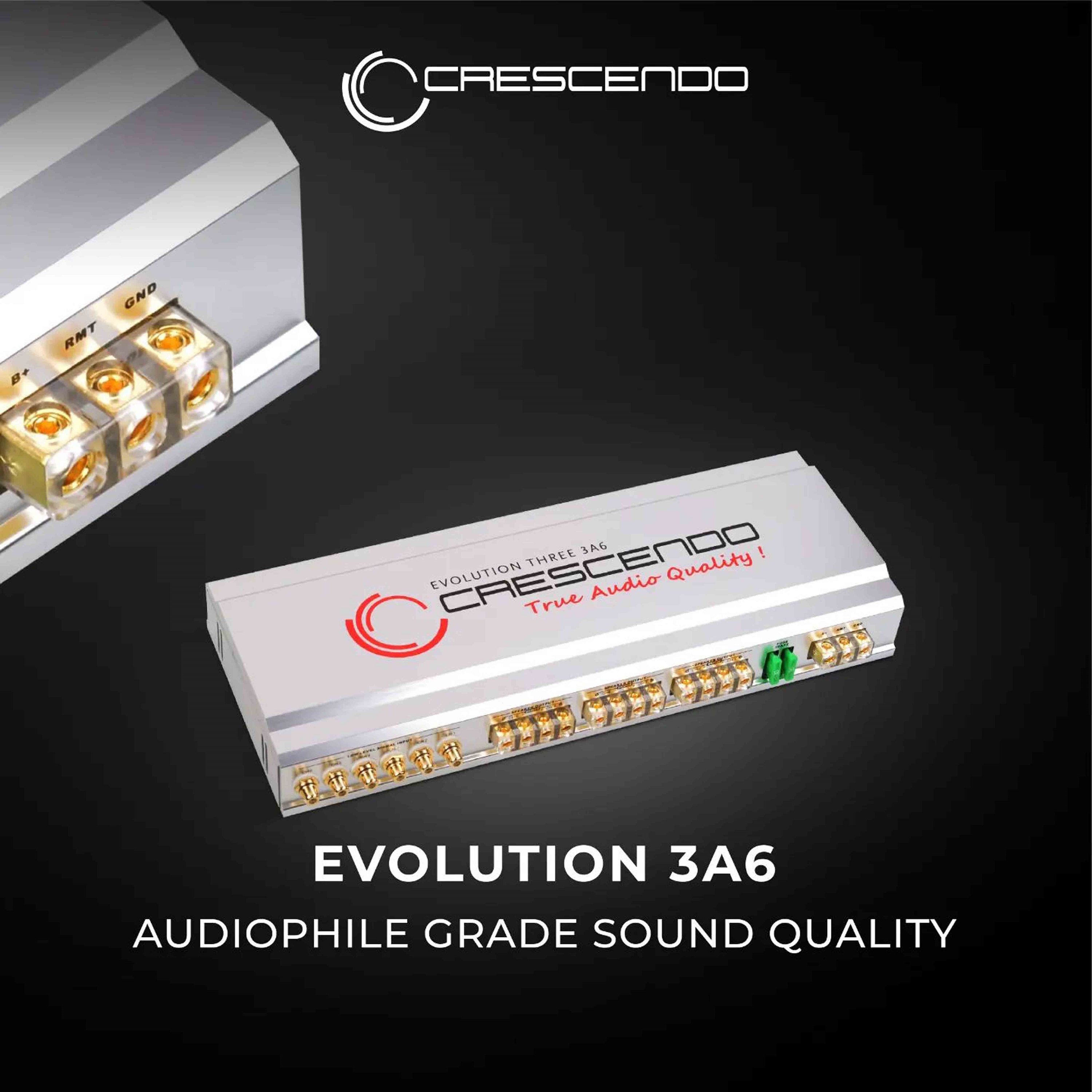 Crescendo Evolution 3A6 6-Channel Power Amplifier Audiophile Grade ...