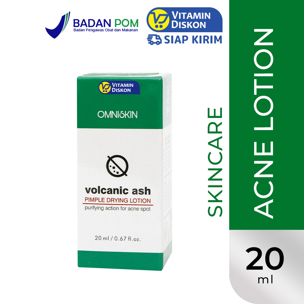 OMNISKIN CICA VOLCANIC ASH PIMPLE DRYING LOTION 20ML | Lazada Indonesia