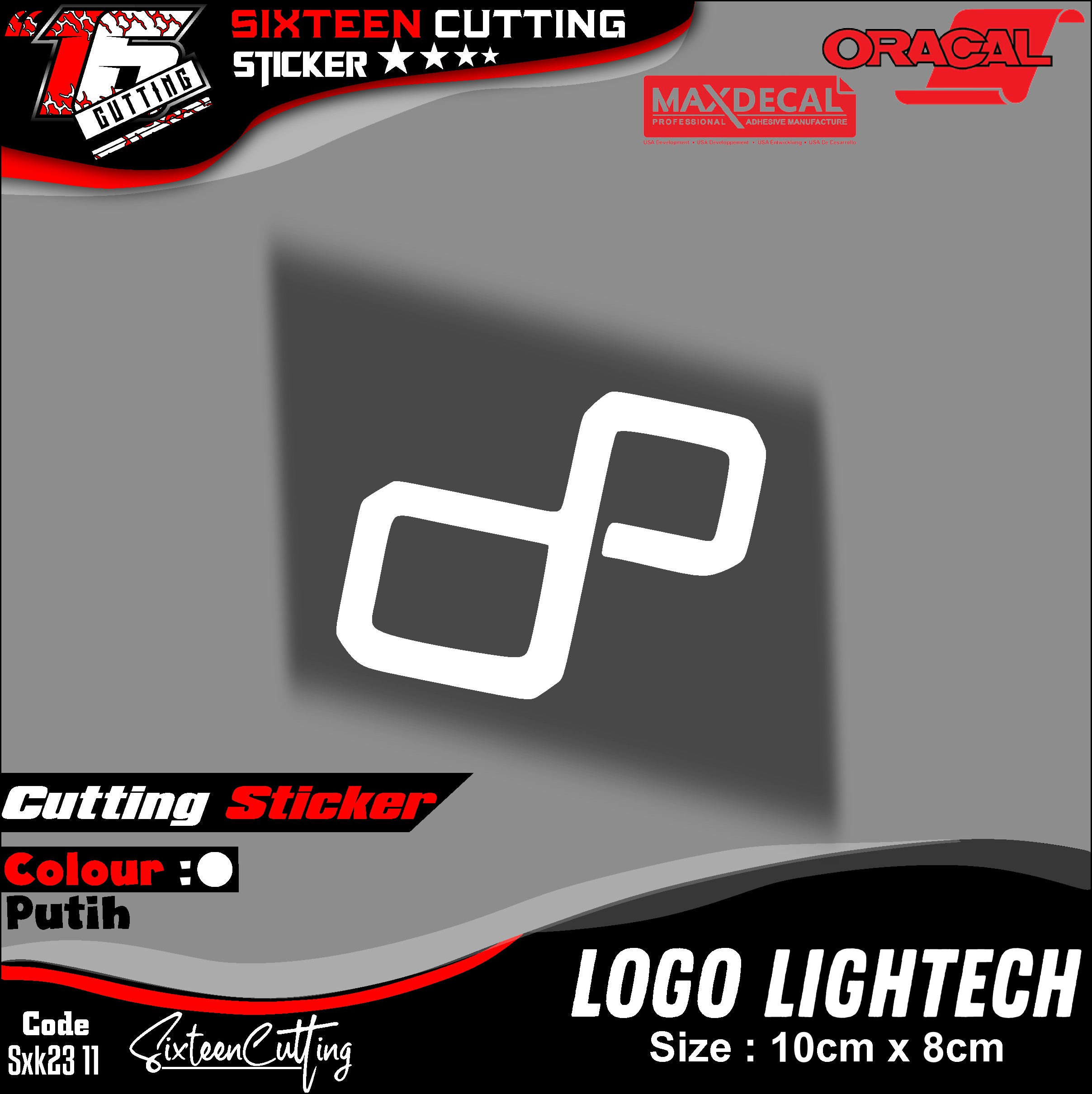 Sticker LOGO LIGHTECH Sticker JDM LIGHTECH Stiker viral sticker viral ...