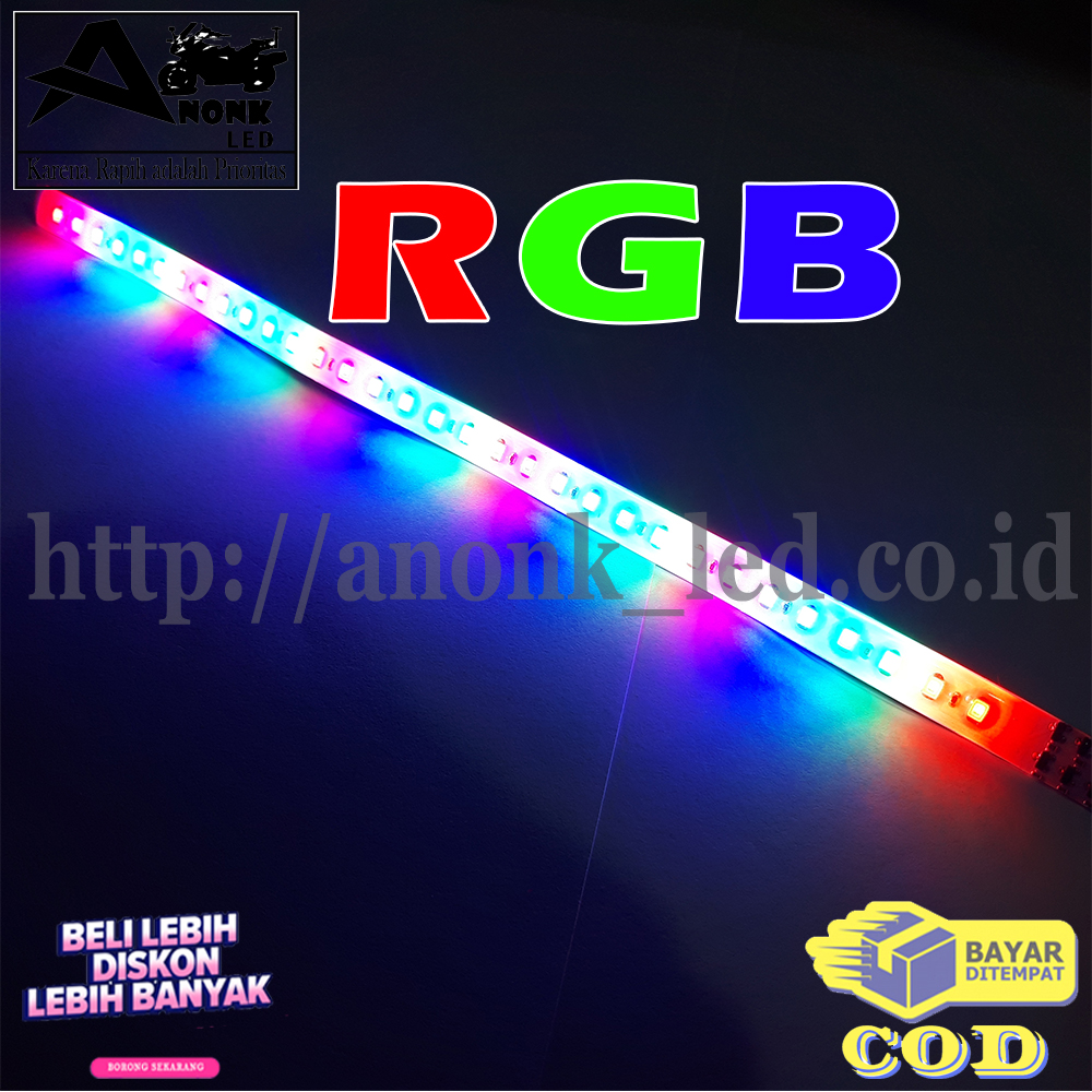 Lampu Led Strip Elastis DRL RUNNING Welcome 30cm Universal Motor/Mobil ...