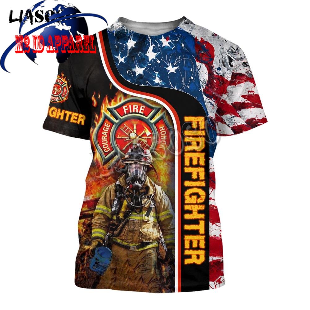 Kaos fire Fighter / Kaos damkar/Kaos pemadam kebakaran/baju pemadam ...