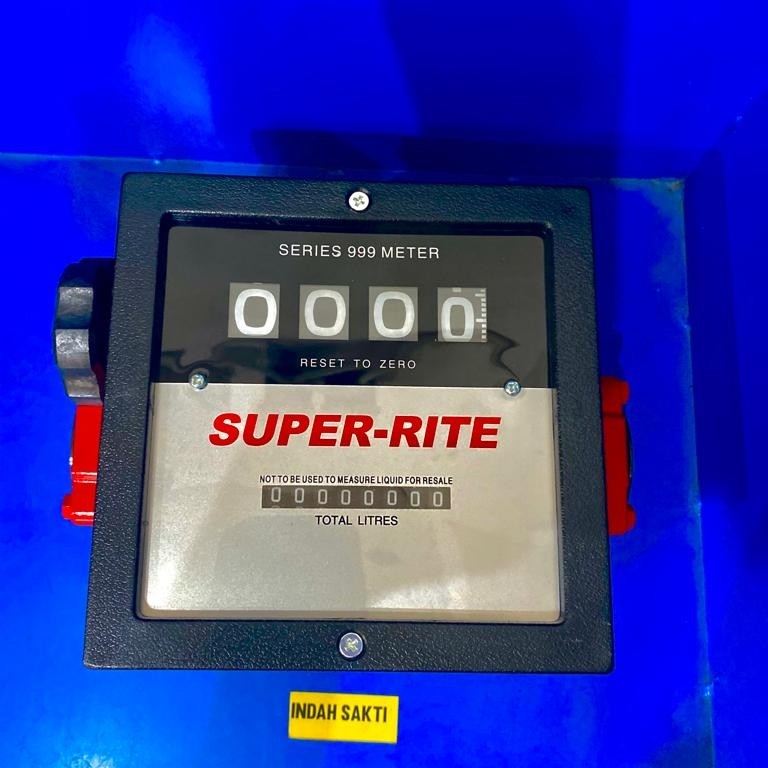 Meteran Solar Flow Meter SUPER-RITE Flowmeter 4 Digit 1.5 Inch DOMAX ...