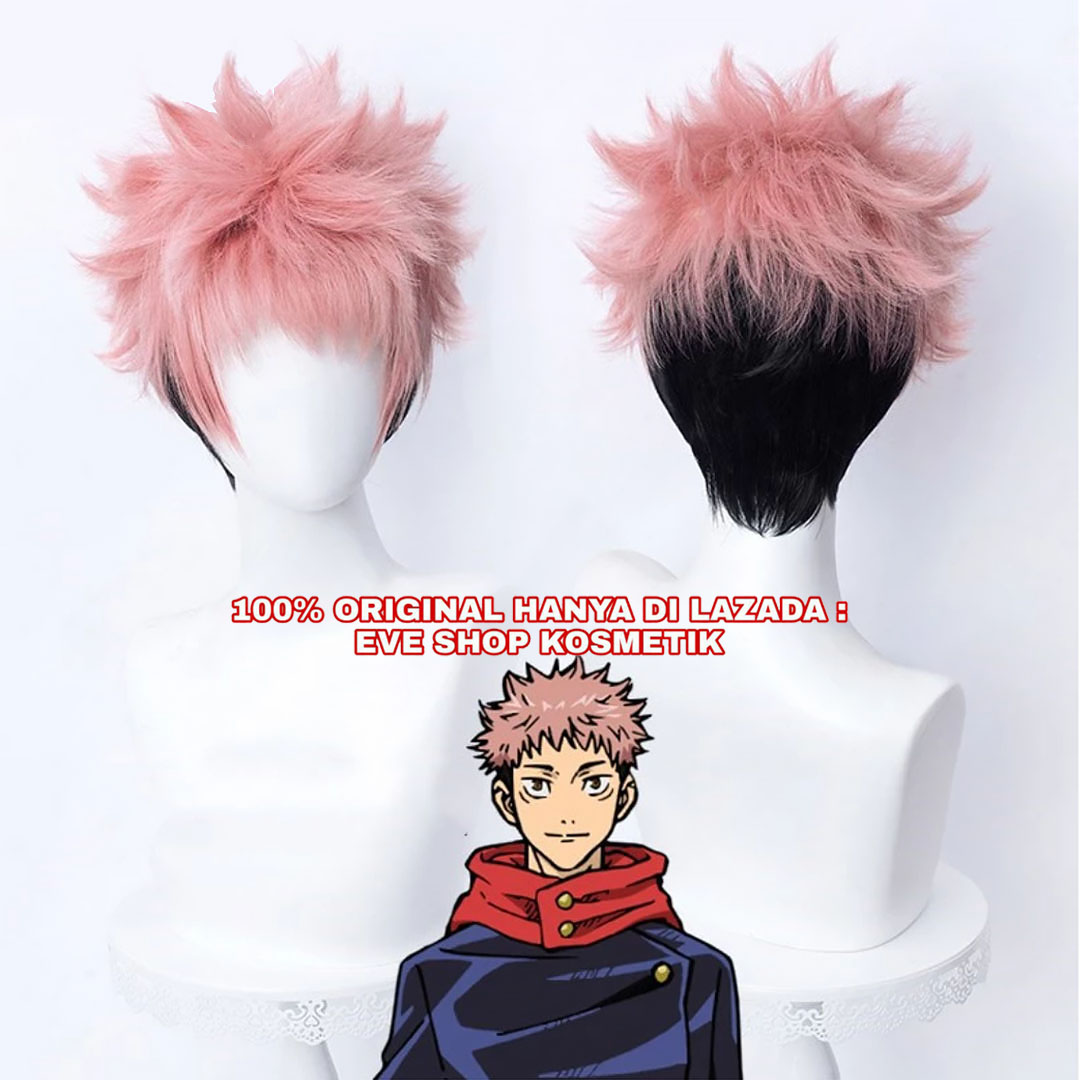 READY STOCK - WIG ITADORI YUJI WIG ITADORI YUUJI WIG YUUJI ITADORI WIG ...