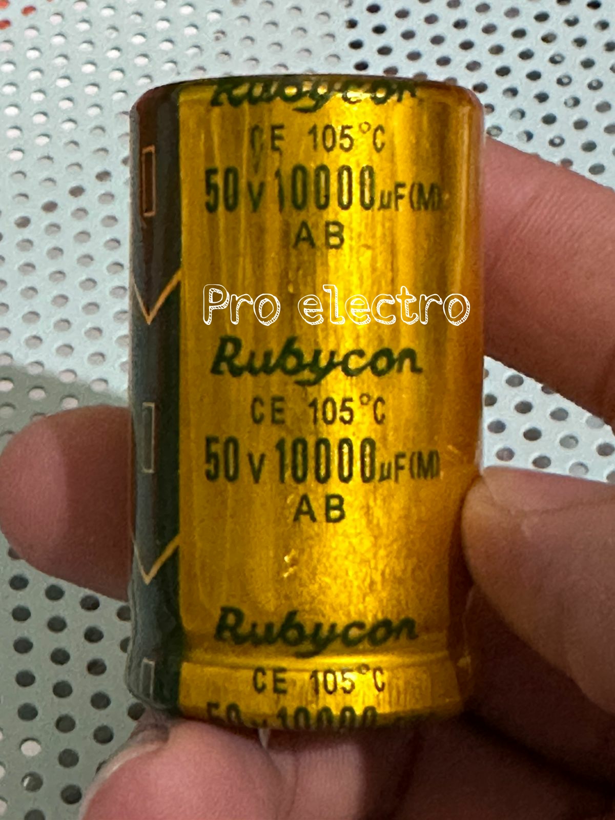 ELCO 10000UF 100V 80V 50V RUBYCON GOLD HIJAU ELKO 10000 UF 50 80 100 Volt RUBICON GOLD HIJAU ...