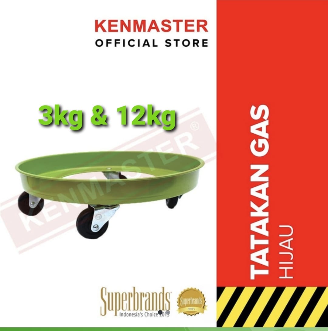 KENMASTER Tatakan Tabung Gas Besi Roda | Lazada Indonesia