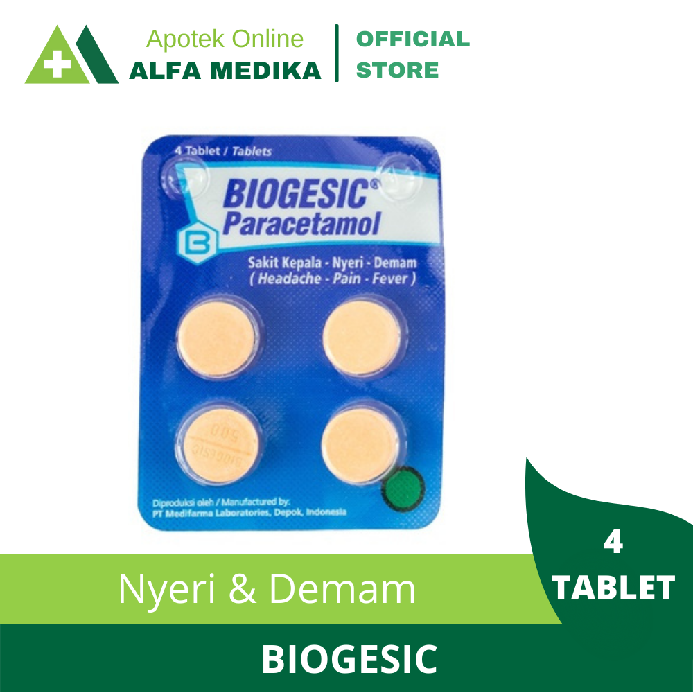 Biogesic 4 Tablet | Lazada Indonesia