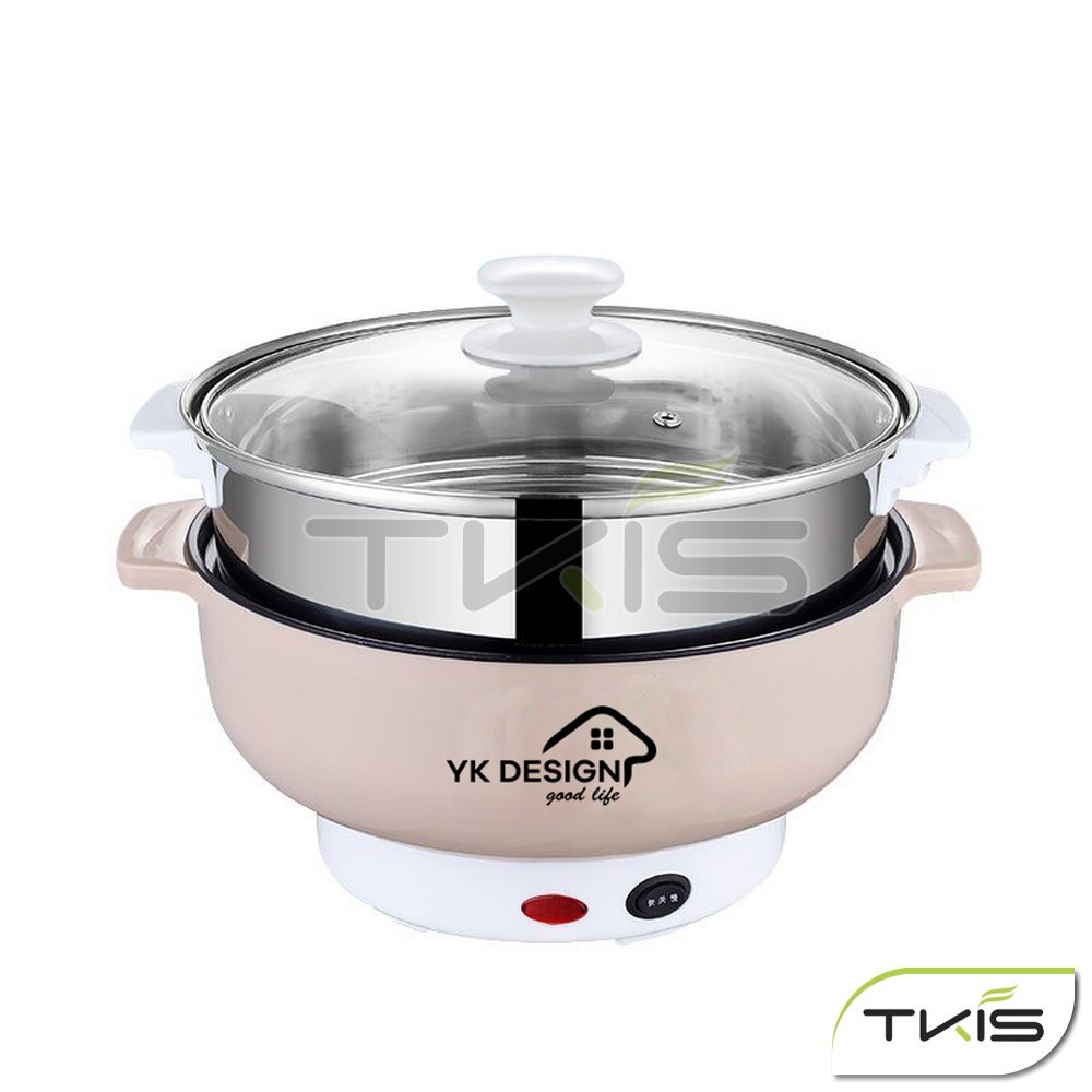 Panci Listrik Multifungsi Free Kukusan / Steamer Stainless Lapis ...