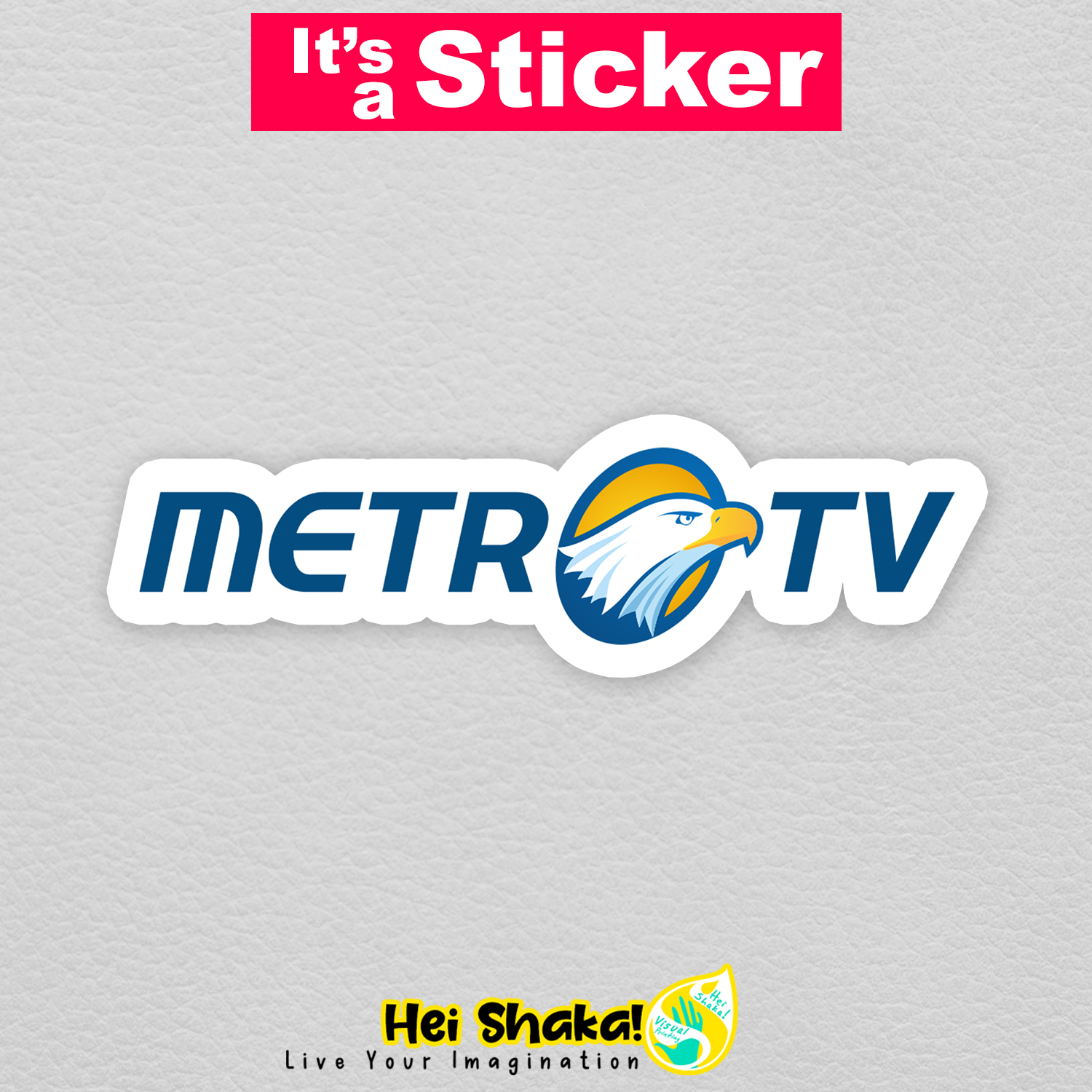 Heishaka Stiker Metro TV Logo Sticker Vinyl Anti Air | Lazada Indonesia
