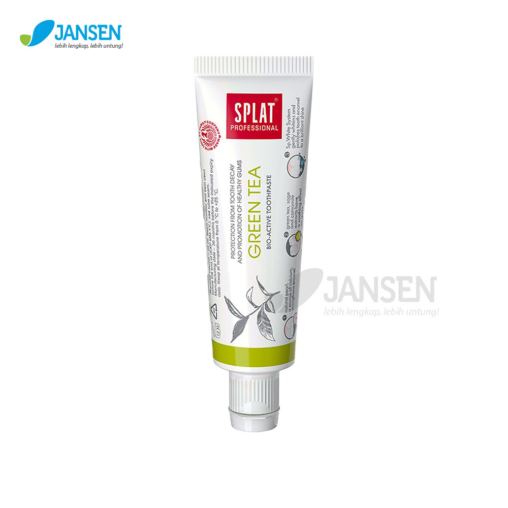 SPLAT Professional Series Green Tea Toothpaste 20 ml dan 100ml - Pasta ...