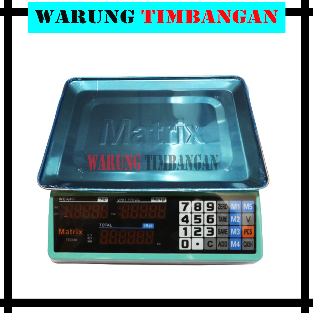 Matrix Timbangan Digital 40 Kg (TD - 030) SKALA MAX 40KG BERKUALITAS ...