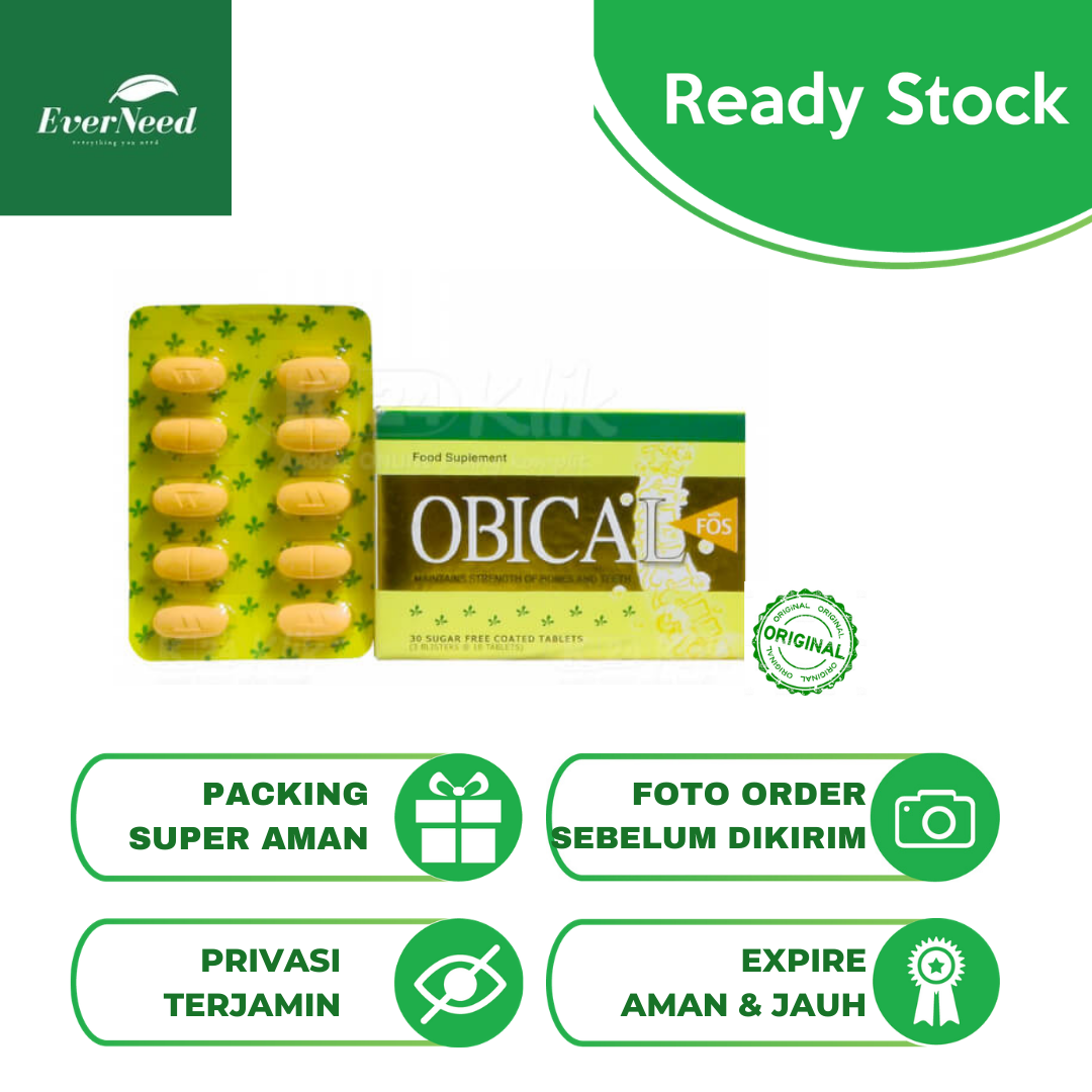 Obical Per Box 30 Tablet | Suplemen Kalsium untuk bumil/busui ...
