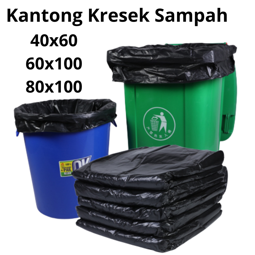 Kantong Sampah Besar 80x100 Trash Bag Plastik Sampah Murah Kresek ...