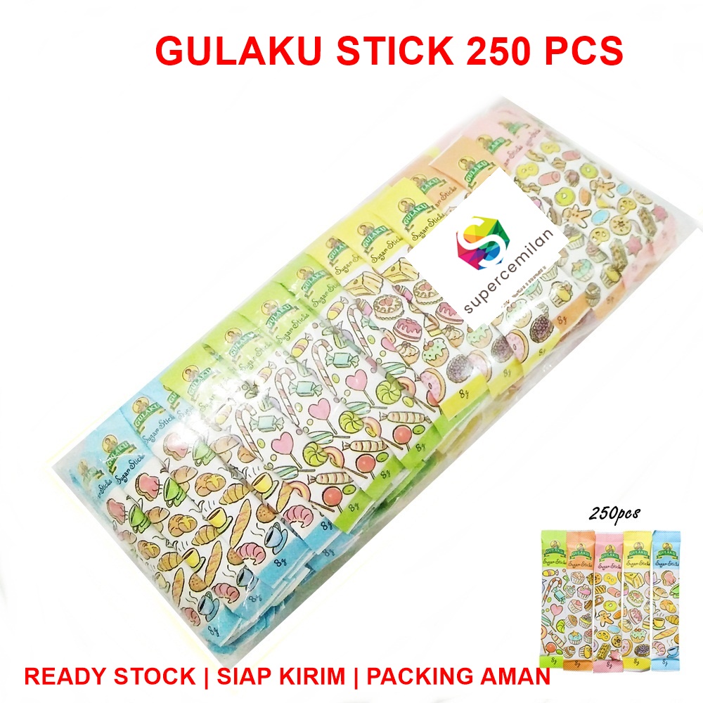 Gulaku Sugar Sticks Stickpack isi 250 Sachet | Lazada Indonesia
