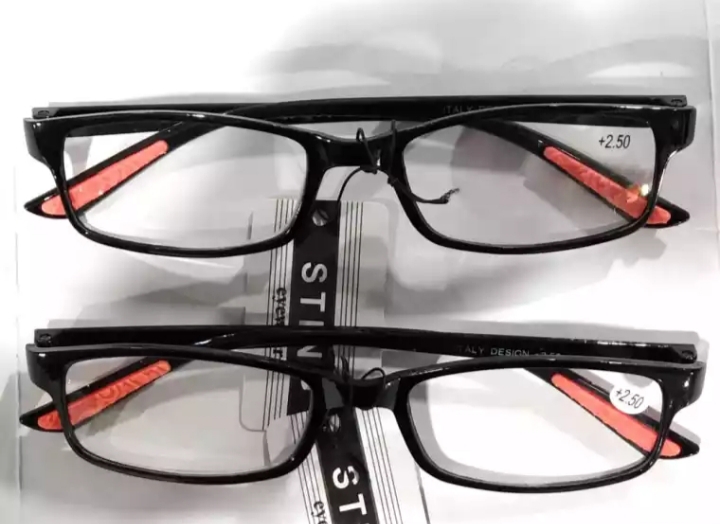 Plus Lentur Kacamata Baca Kacamata Anti Patah Kacamata Elastis - Black ...