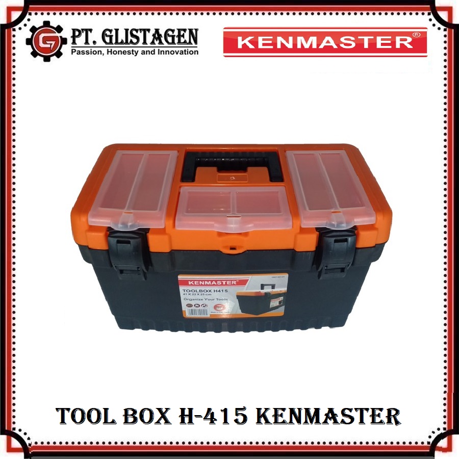 Tool Box KENMASTER H415 Toolbox Mano Besar Box Kotak Perkakas | Lazada ...