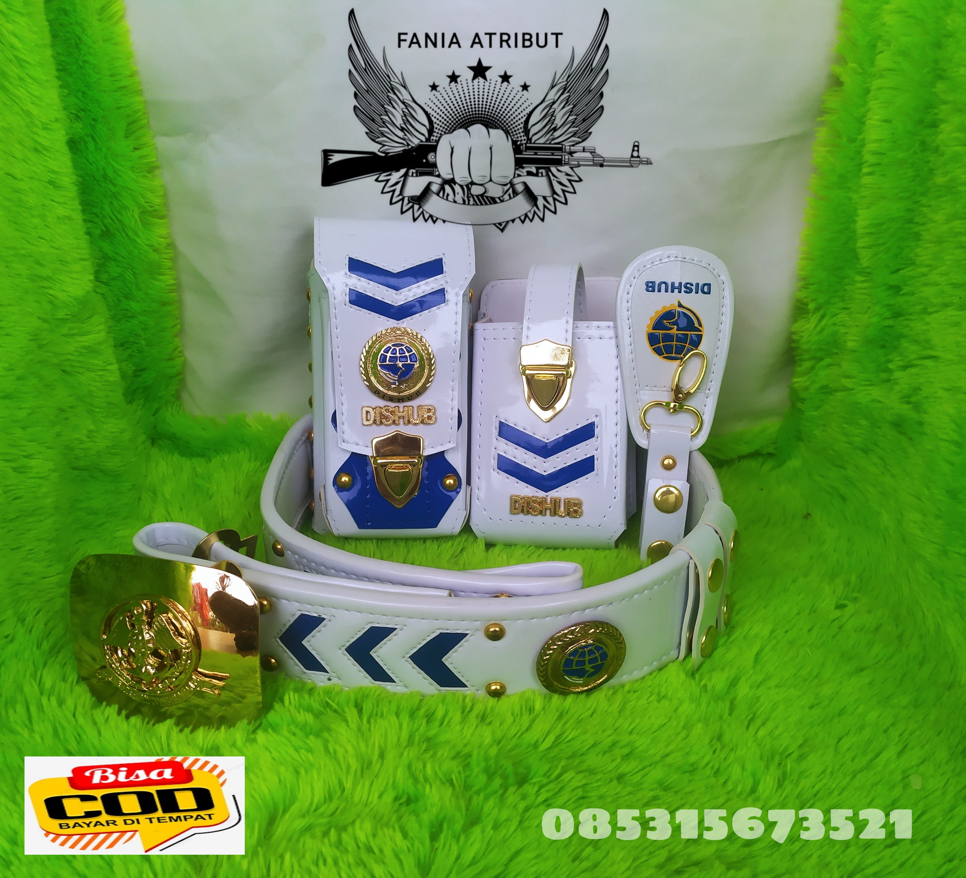 SABUK KOPEL LOGO DISHUB FULL SET DENGAN KEPALA KOPEL/BANGKOL | Lazada ...