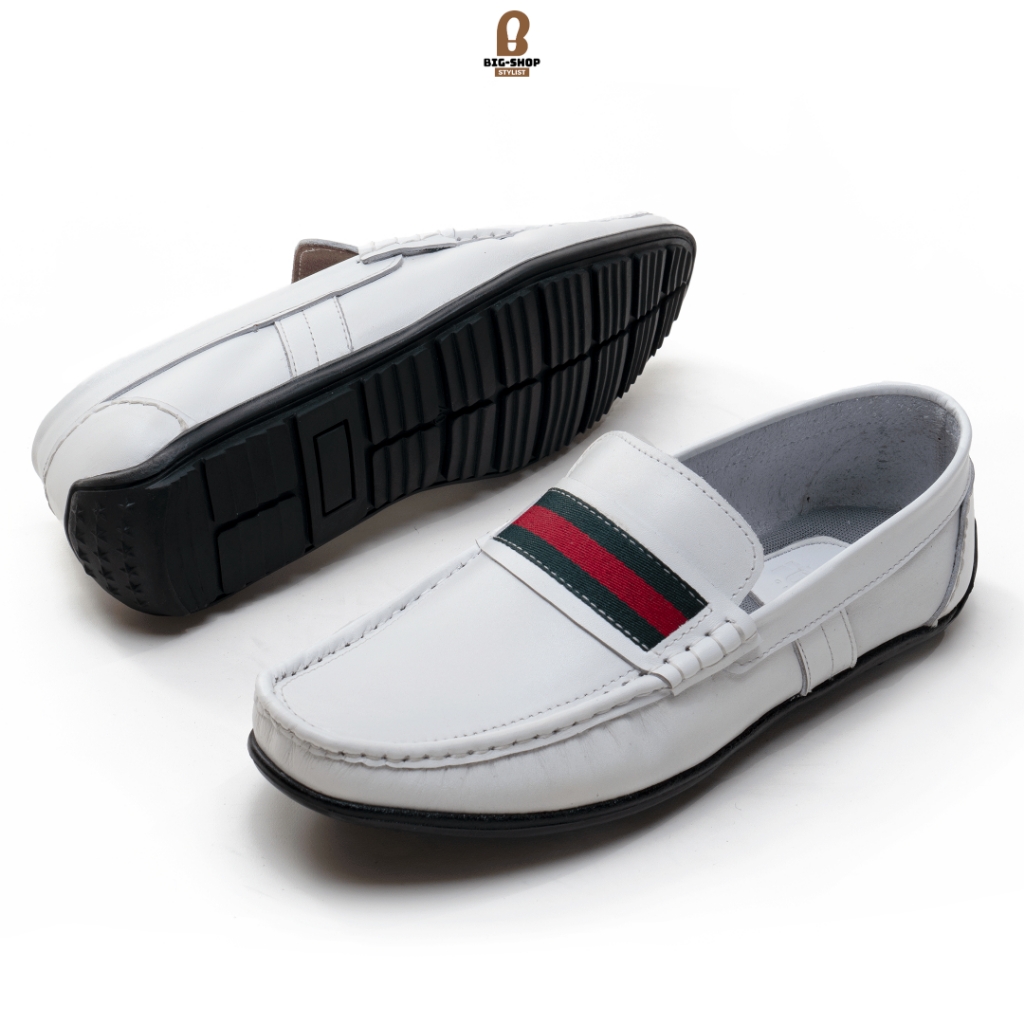 Sepatu Pria Kulit Slip On Model Loafers Semi Formal B-D8107 Sepatu ...