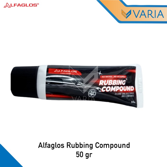Alfaglos ALF Rubbing Compound 50 gr Kompon Poles Penghilang Baret Body ...